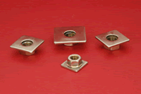 Stainless Feet and Castors Ltd: Threaded weld plate made from 316 grade ...